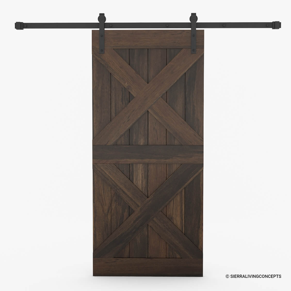 Saltillo Modern Farmhouse Solid Wood Interior Sliding Barn Door