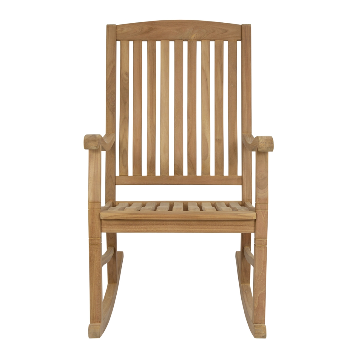 Lambert Solid Teak Wood Outdoor Rocking Chair