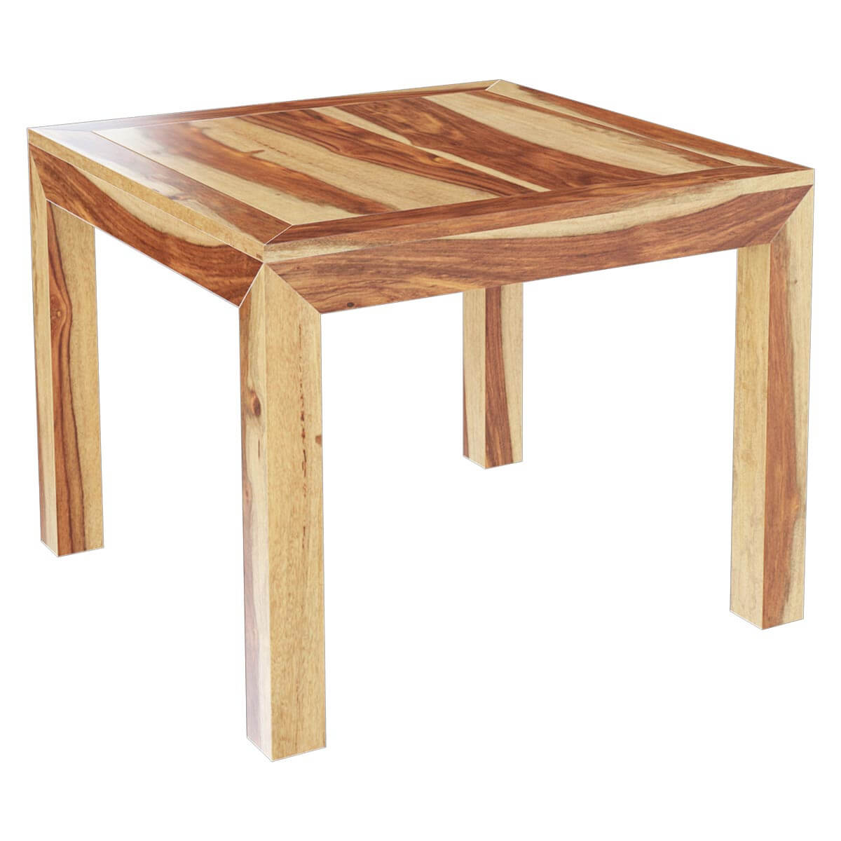 Ostrander 4 Seater Square Natural Wood Kitchen Table