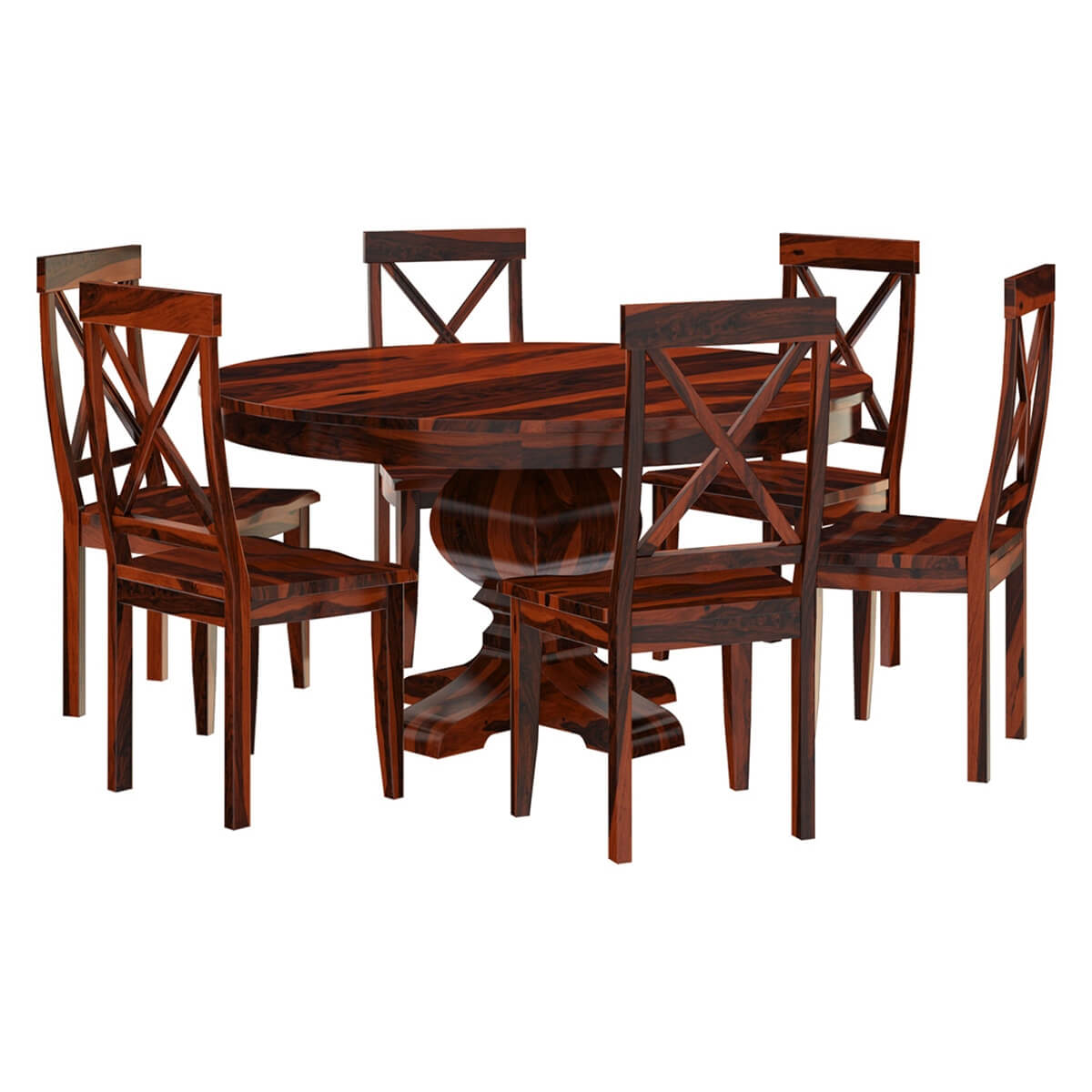 Missouri Solid Wood Round Dining Room Set