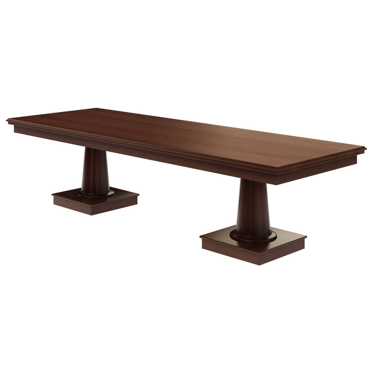 Cazenovia Large Rectangle Solid Mahogany Wood Dining Table