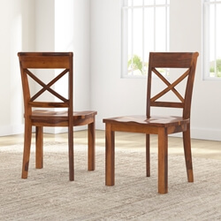 Seward Rustic Solid Wood Rectangular Dining Table