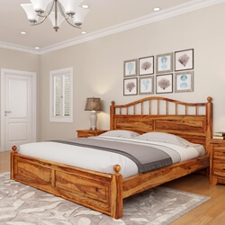 Delaware Solid Wood Platform Bed Frame