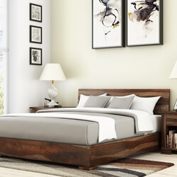 Delaware Solid Wood Platform Bed Frame