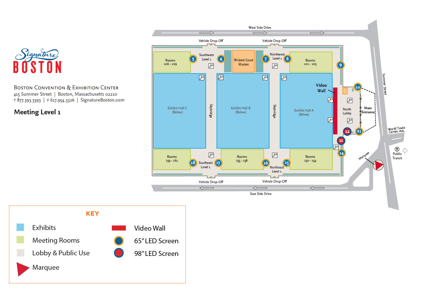 BCEC Digital Displays | Signature Boston