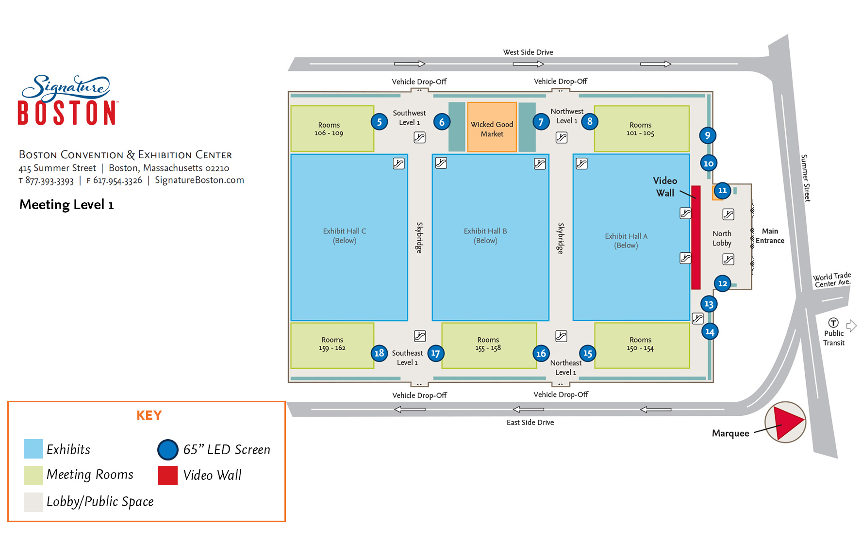 BCEC Digital Displays | Signature Boston