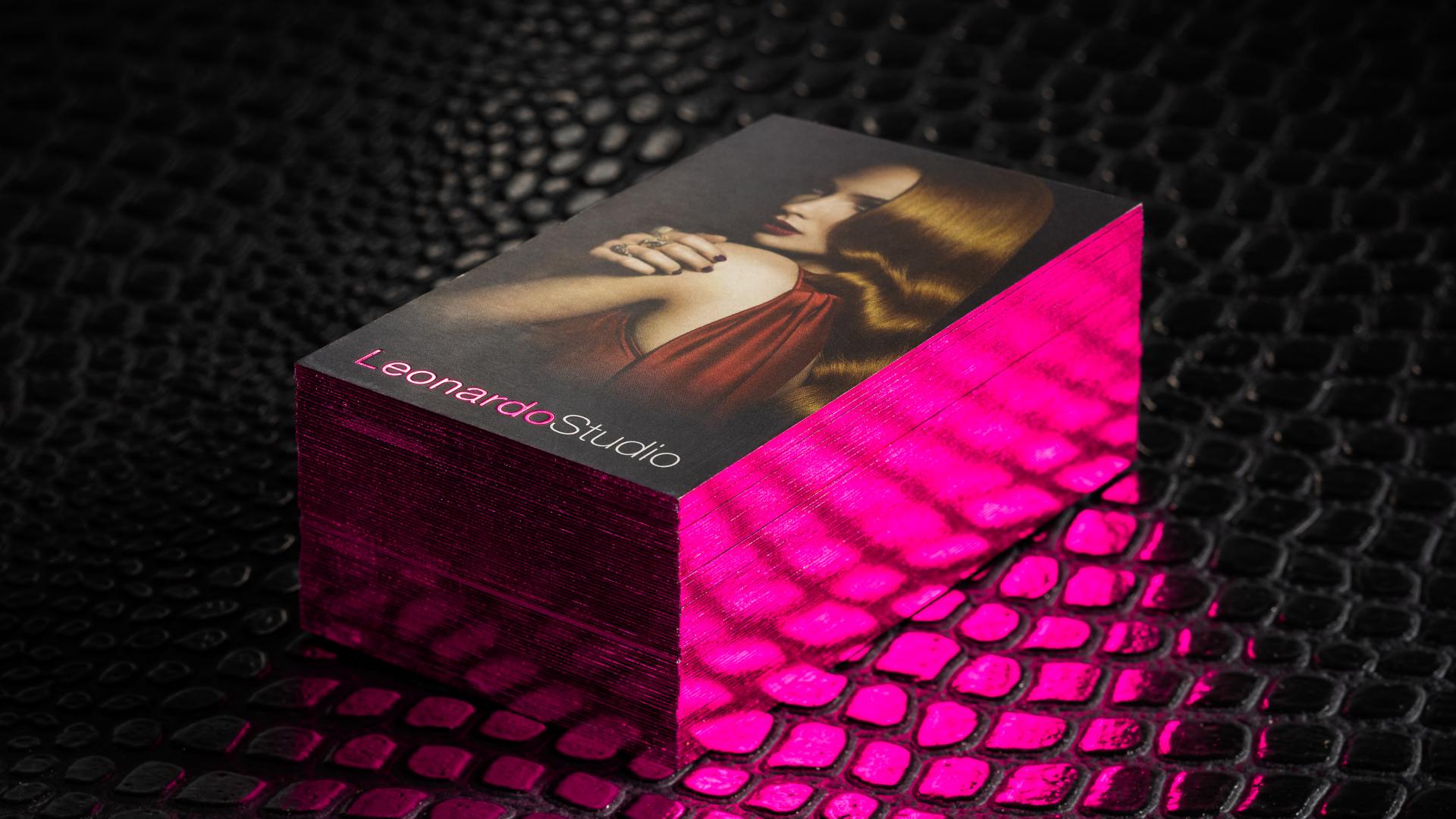 Colored-Edge Business Cards | Painted-Edge Business Cards