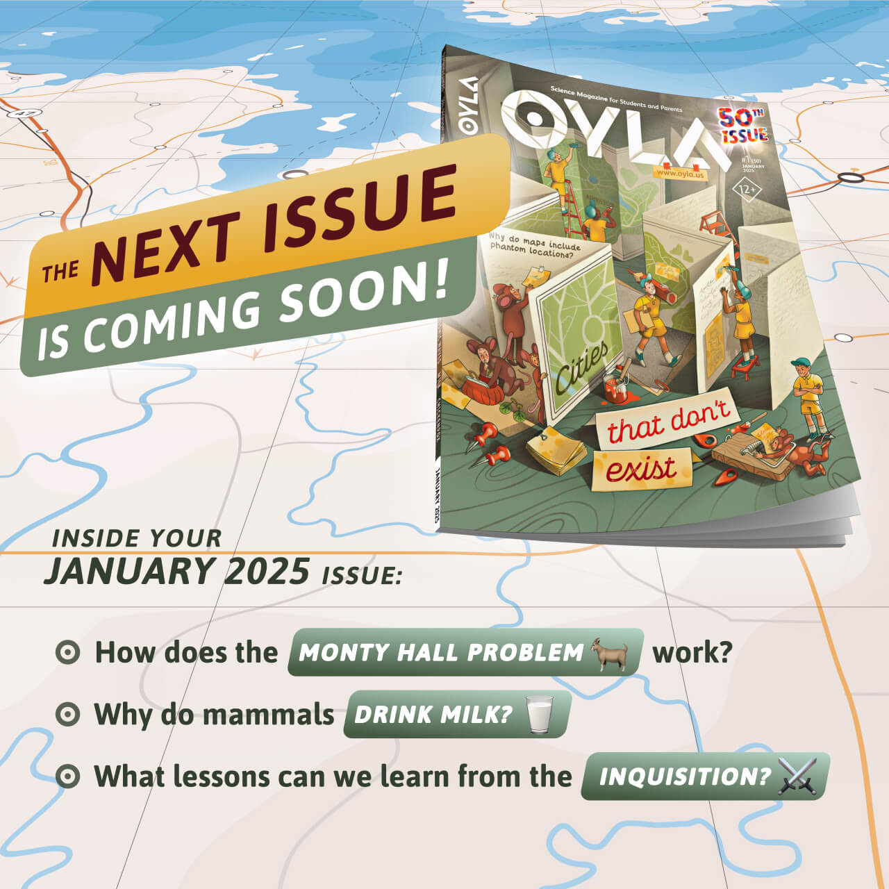 Science magazine for kids (12+)