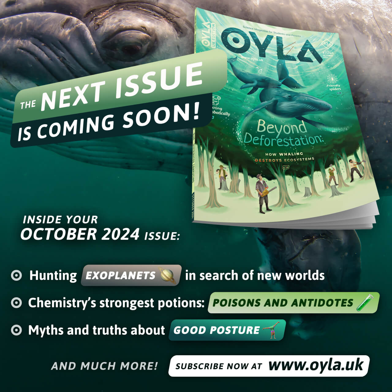 Science magazine for kids (12+)