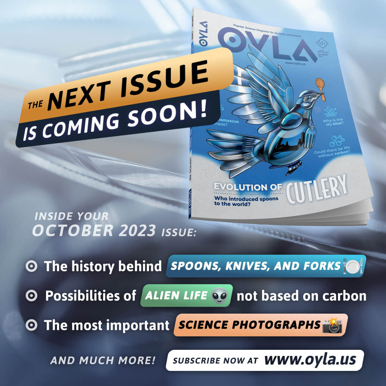 Science magazine for kids (12+)