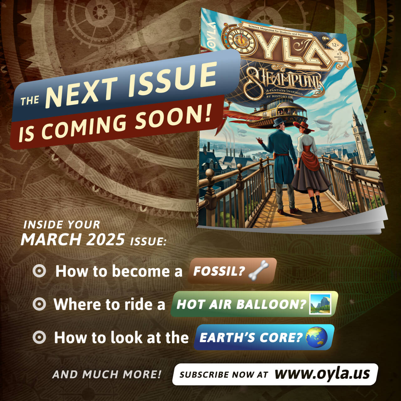 Science magazine for kids (12+)