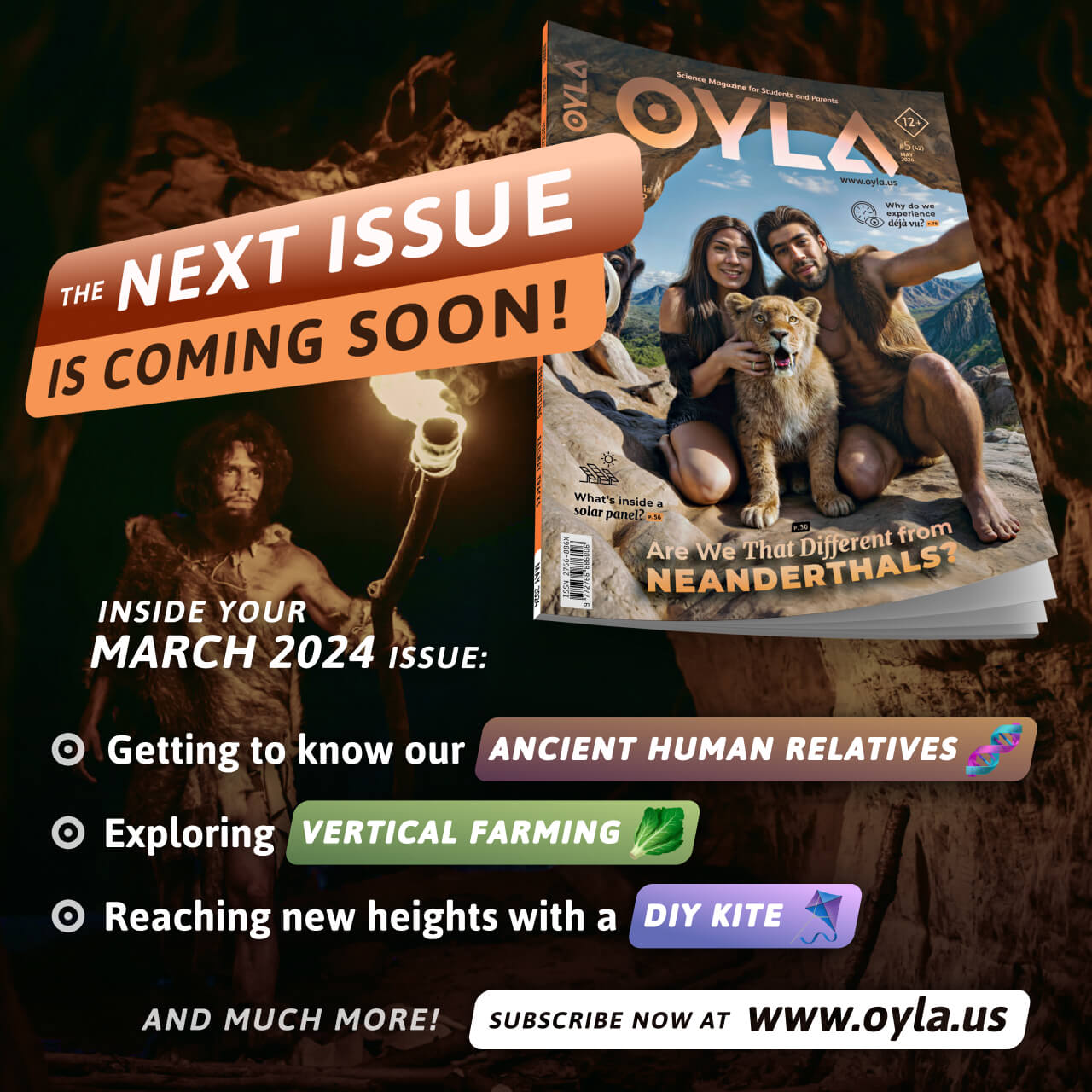 Science magazine for kids (12+)