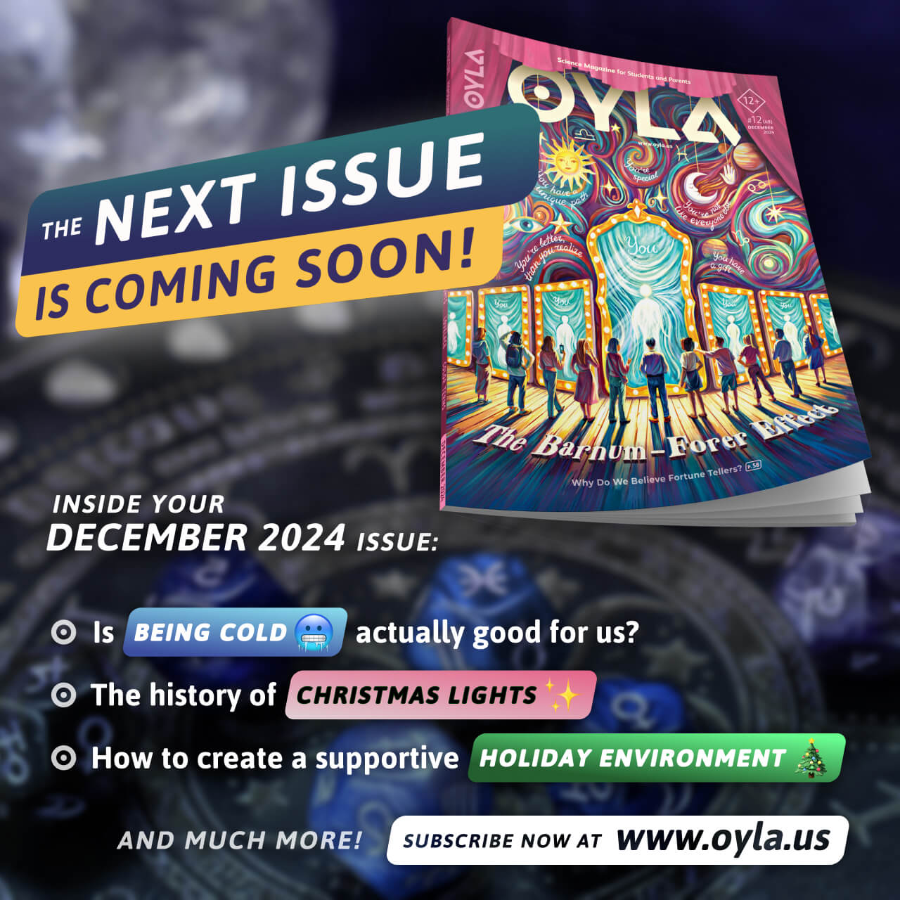 Science magazine for kids (12+)