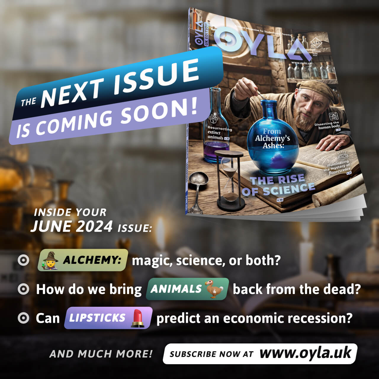 Science magazine for kids (12+)