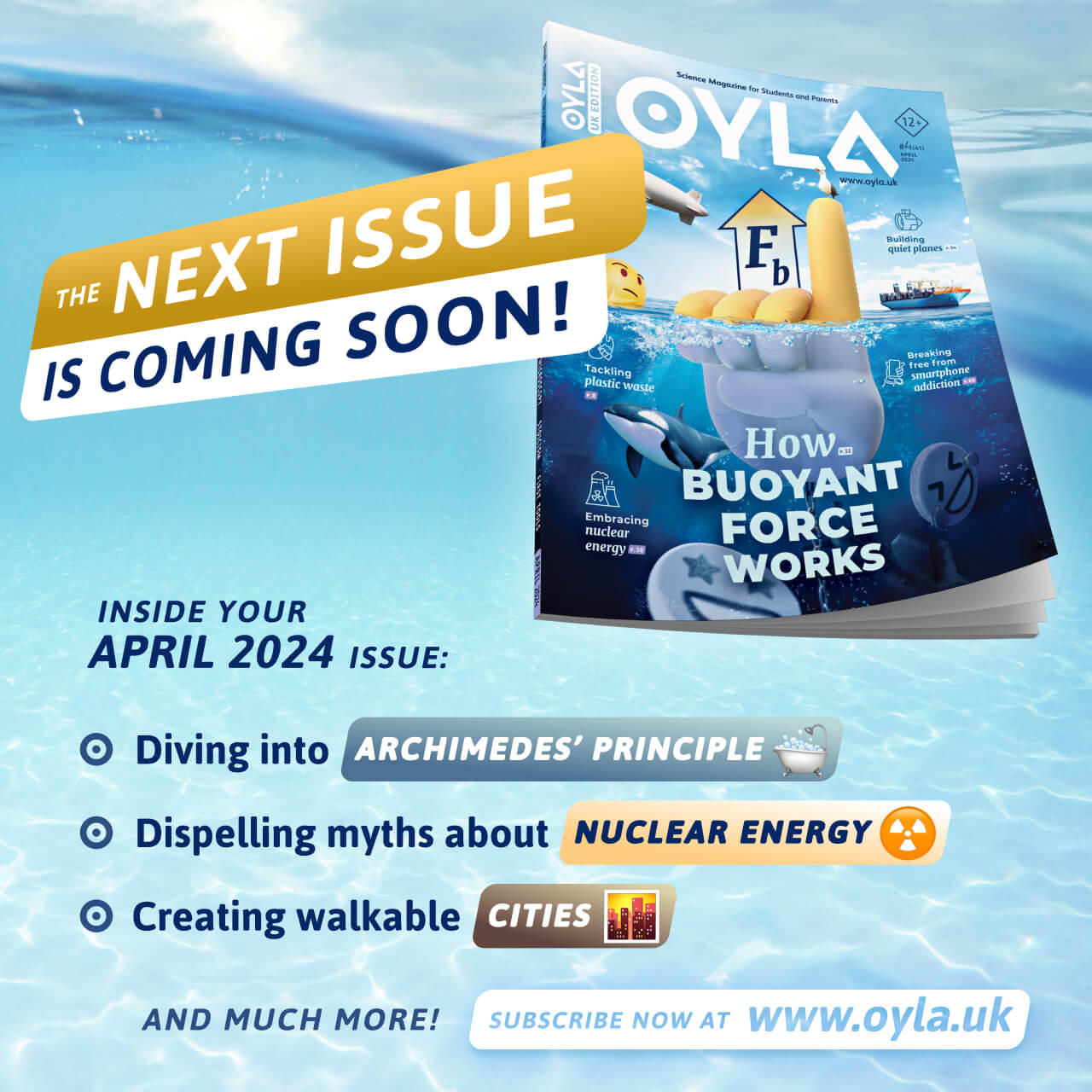 Science magazine for kids (12+)