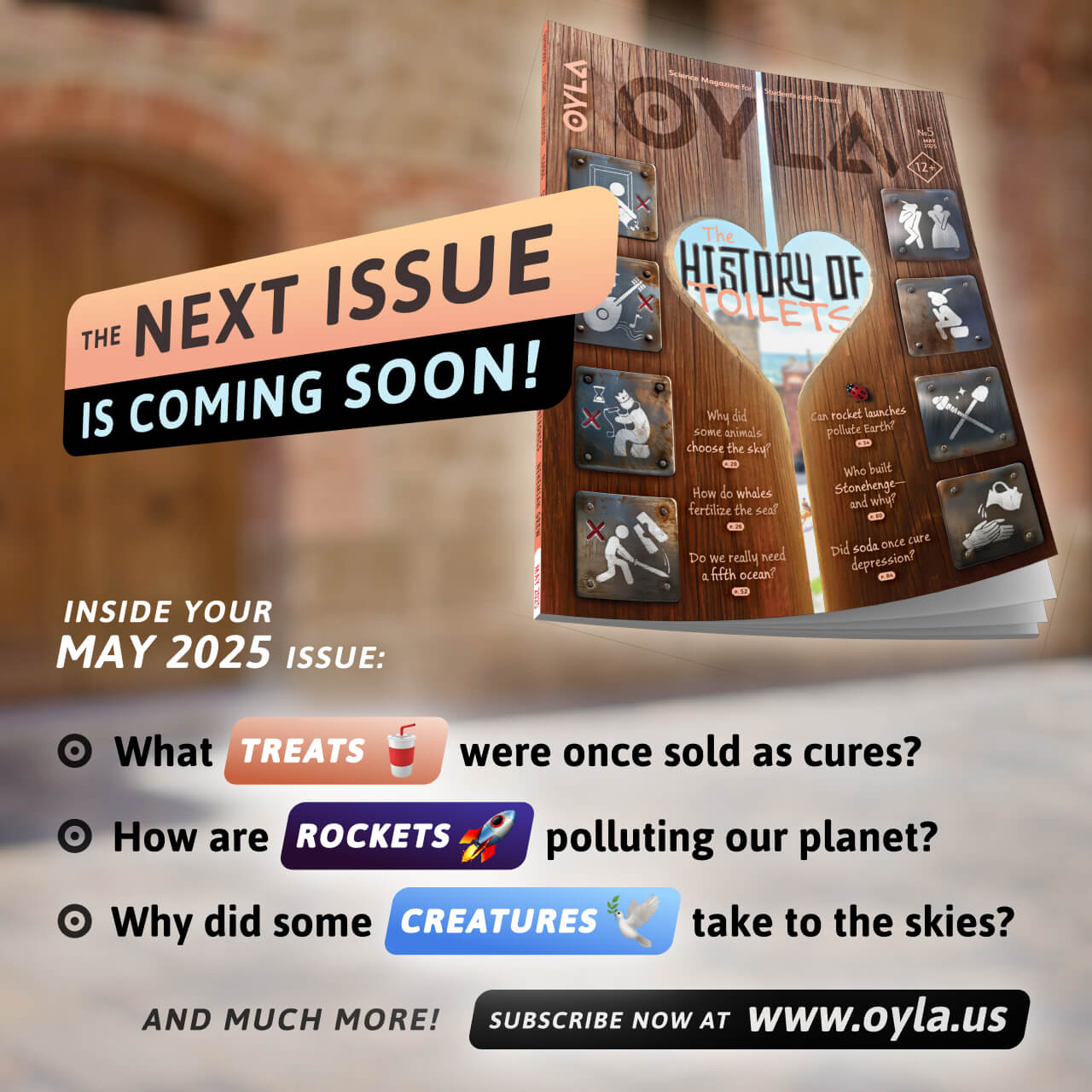 Science magazine for kids (12+)