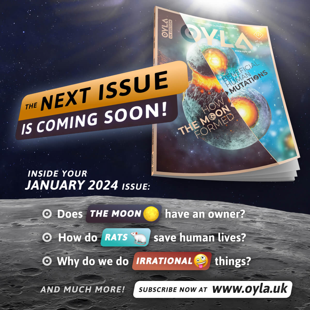 Science magazine for kids (12+)