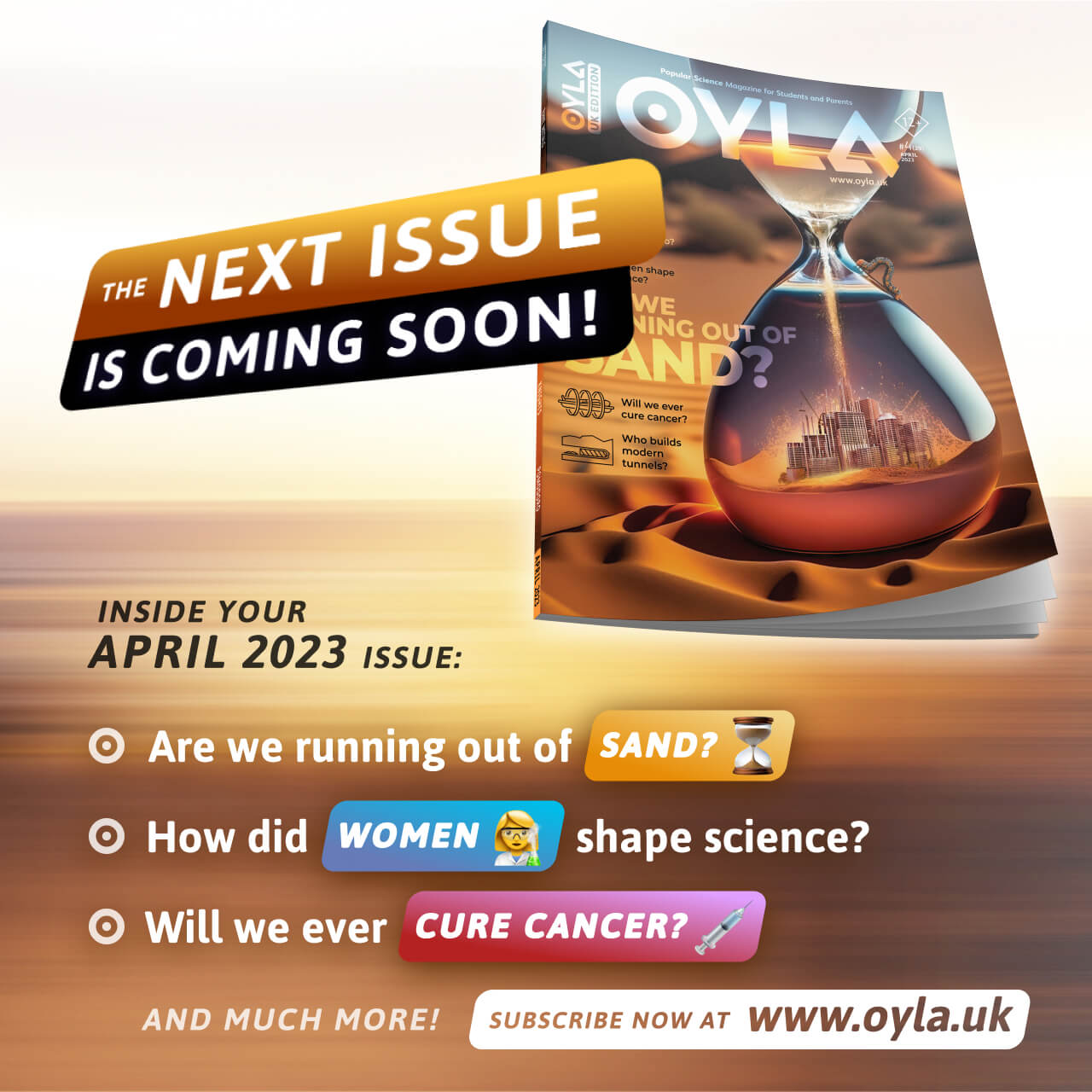 Science magazine for kids (12+)