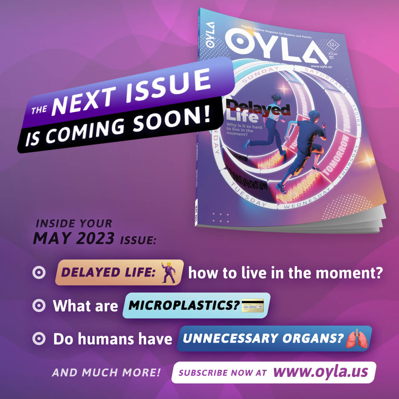 Science magazine for kids (12+)