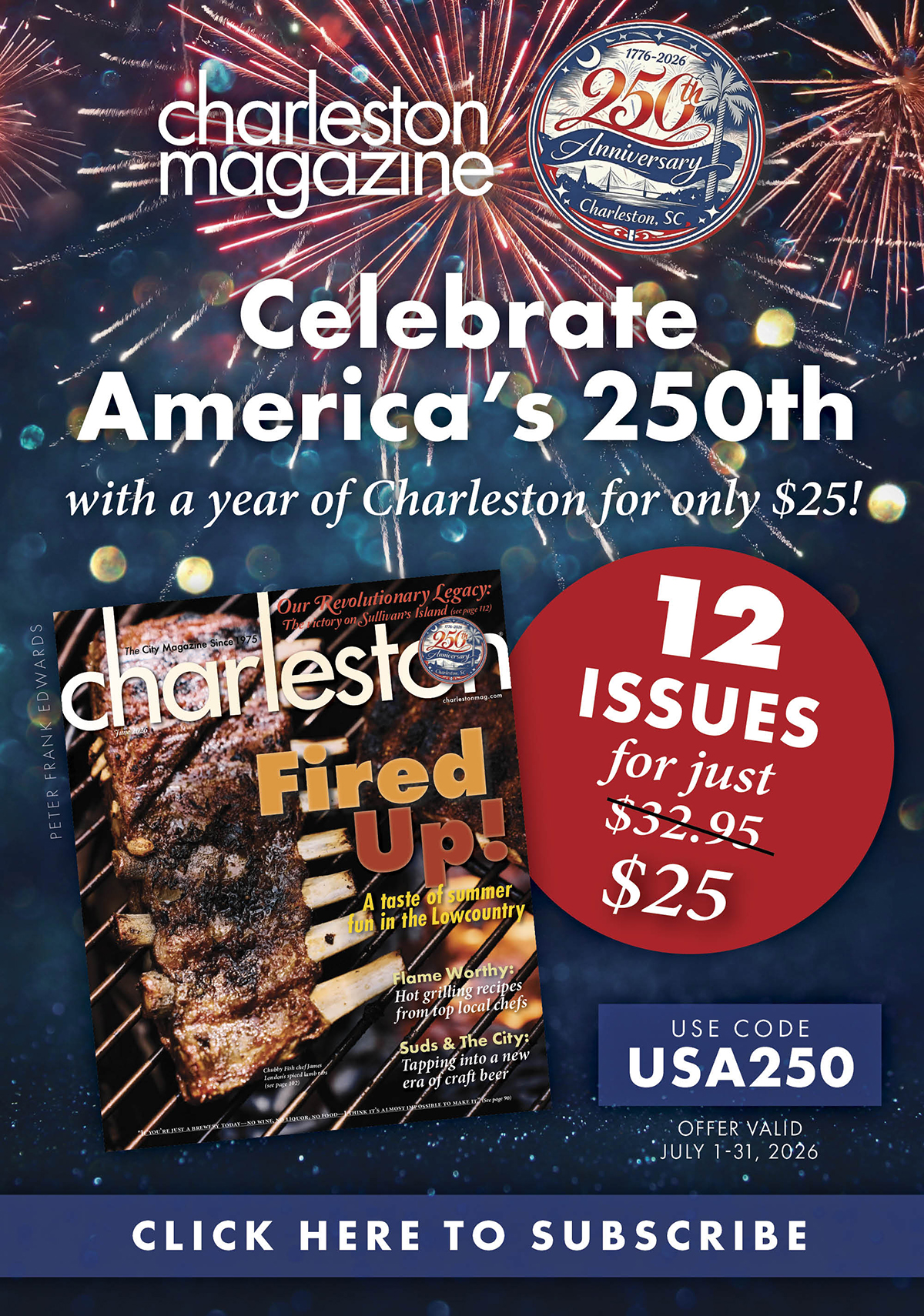 Subscribe to Charleston Magazine