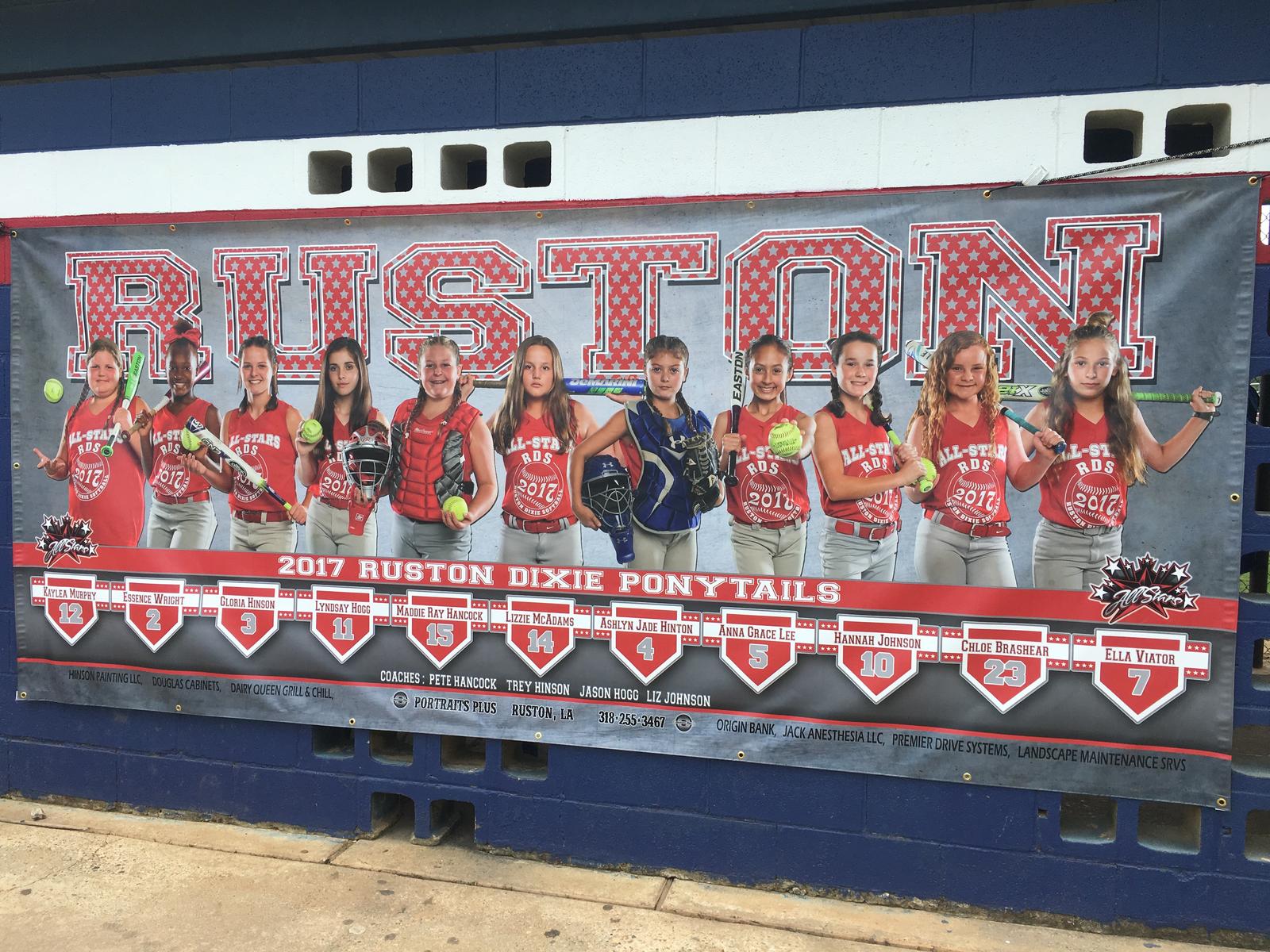 Ruston Dixie Girls Softball