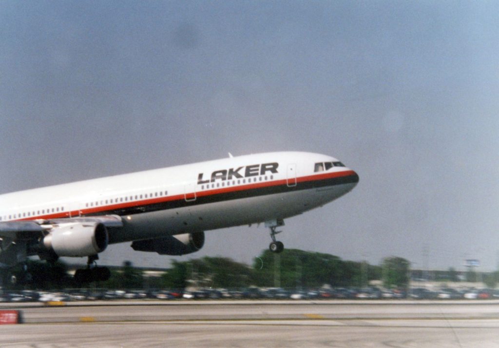 Laker Airways Inc (1990s) Aircraft - SIR FREDDIE LAKER