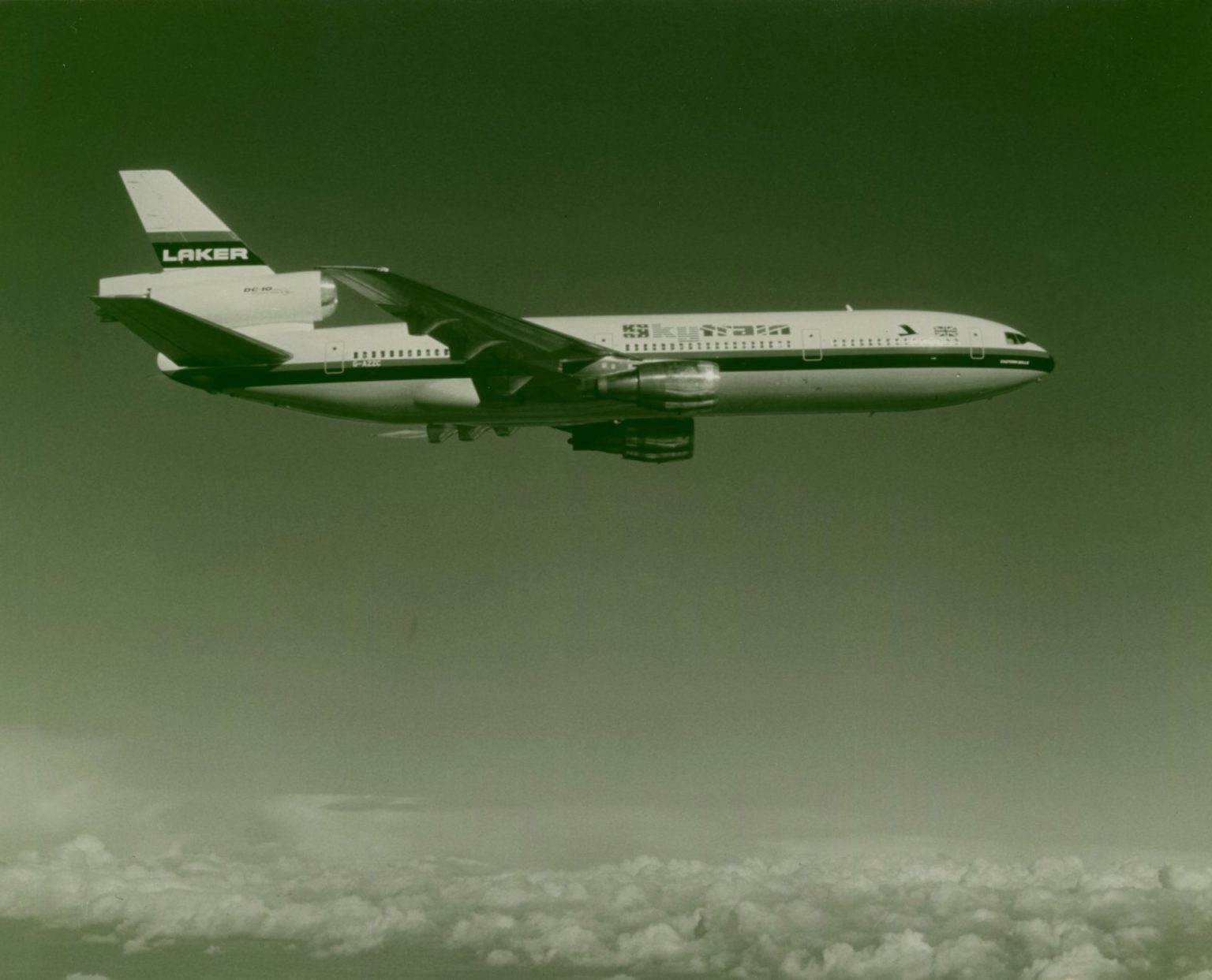 Laker Airways "Skytrain" Aircraft - SIR FREDDIE LAKER
