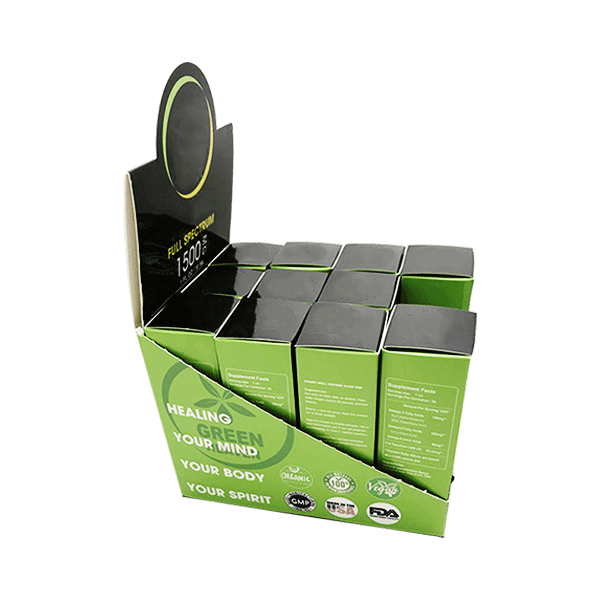 Custom Printed CBD Oil Boxes | CBD Oil Packaging | Sire Printing