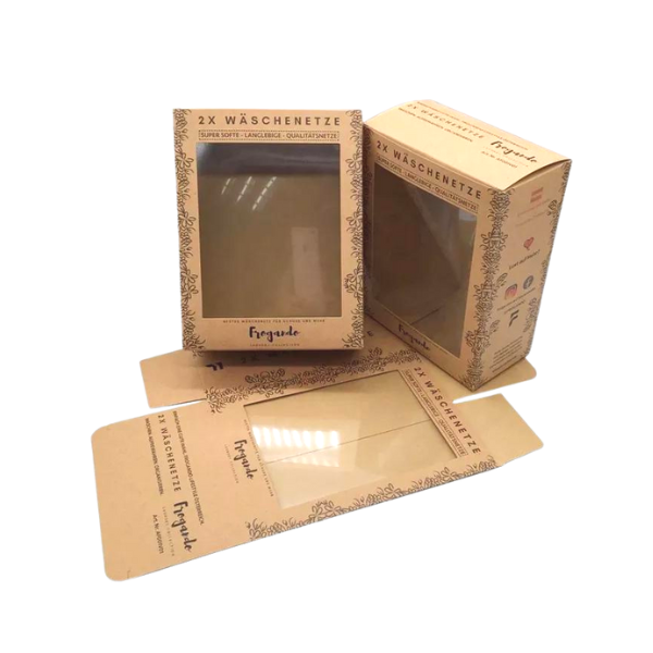 Kraft Boxes with Window | Kraft Die Cut Window Boxes | Sire Printing