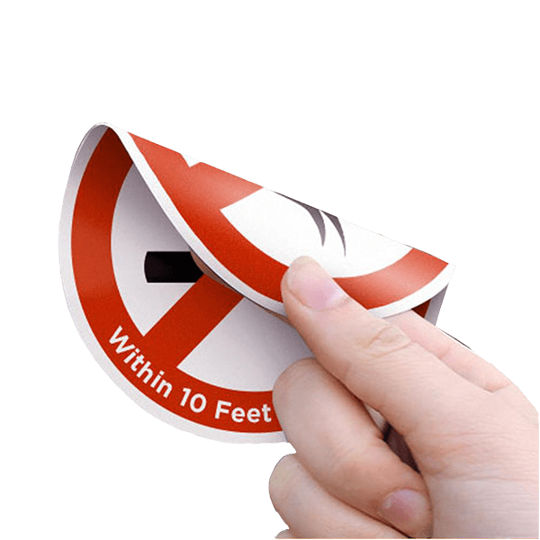 Custom Double Sided Window Stickers | Double Sided Decals | 2 Sided ...