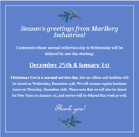 News - MarBorg Industries