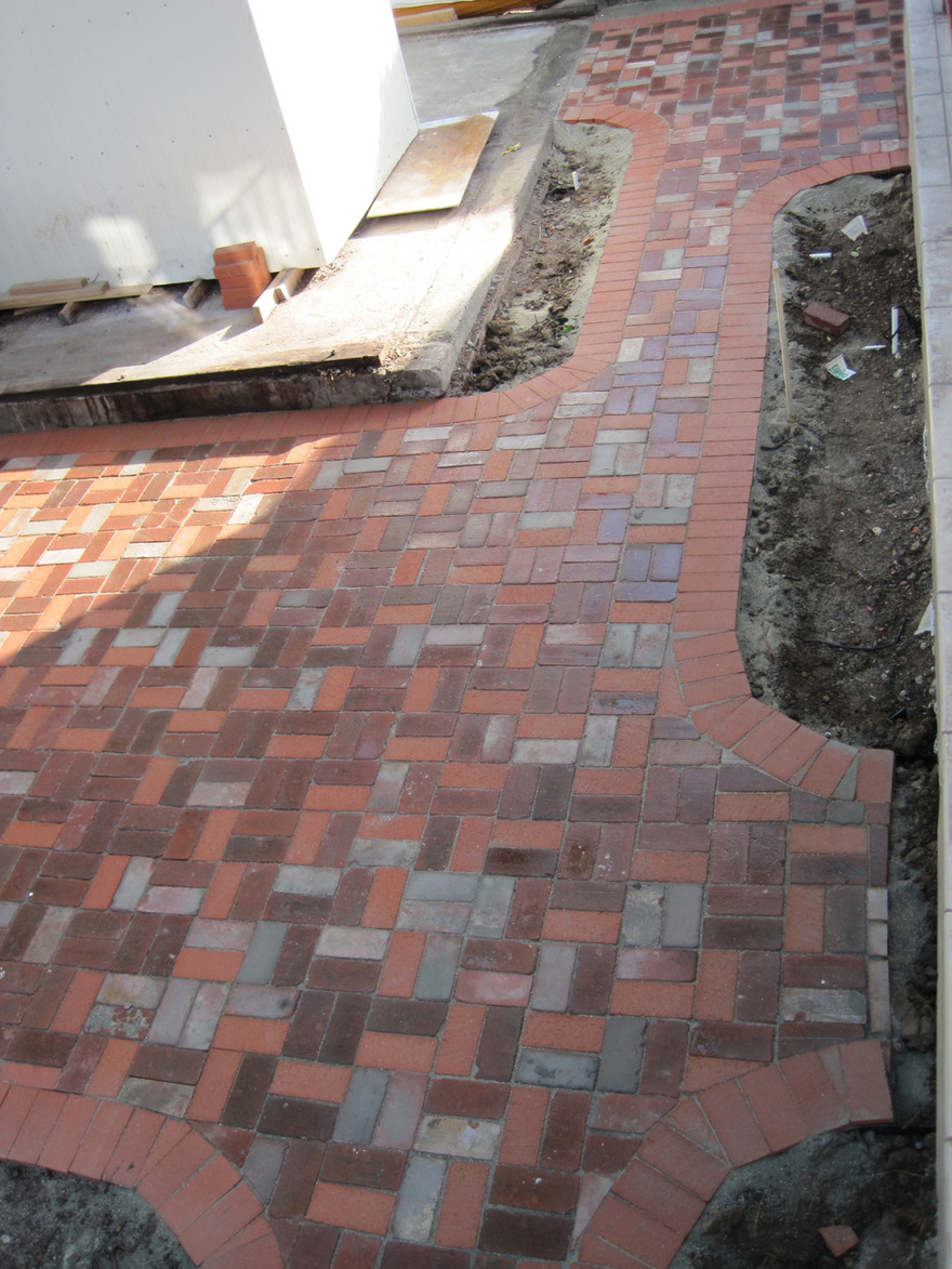 Recycled Brick Driveway