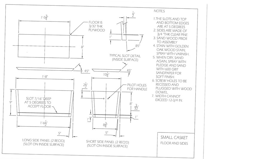 Our Casket Plans - Garden of Innocence