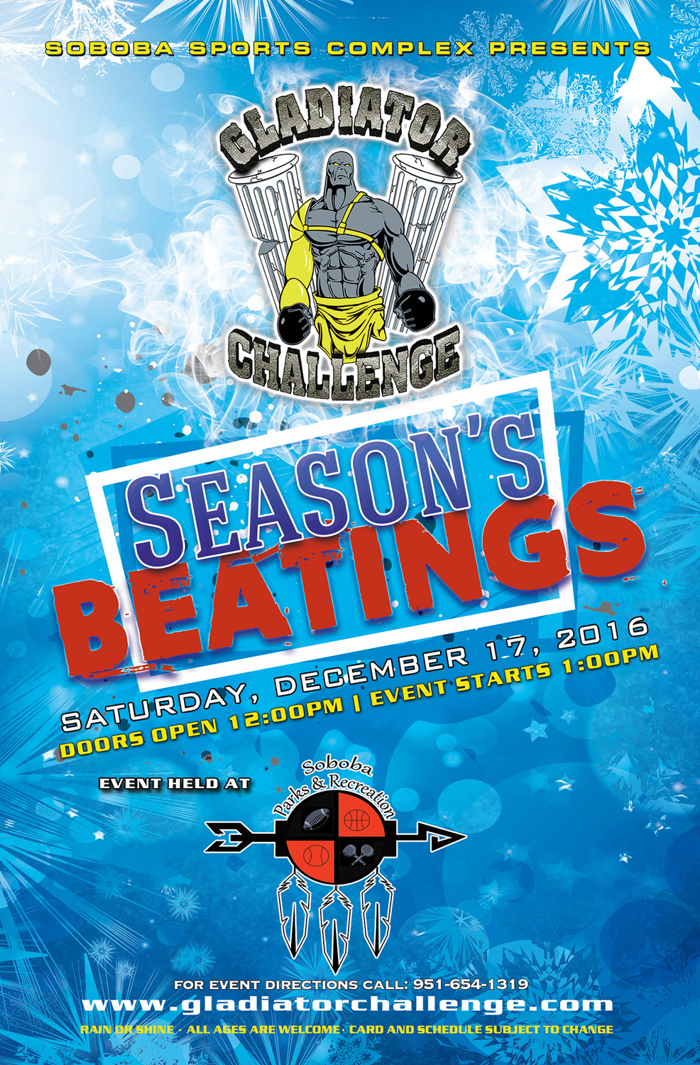 Gladiator Challenge Season's Beatings - Victory MMA and Fitness San Diego