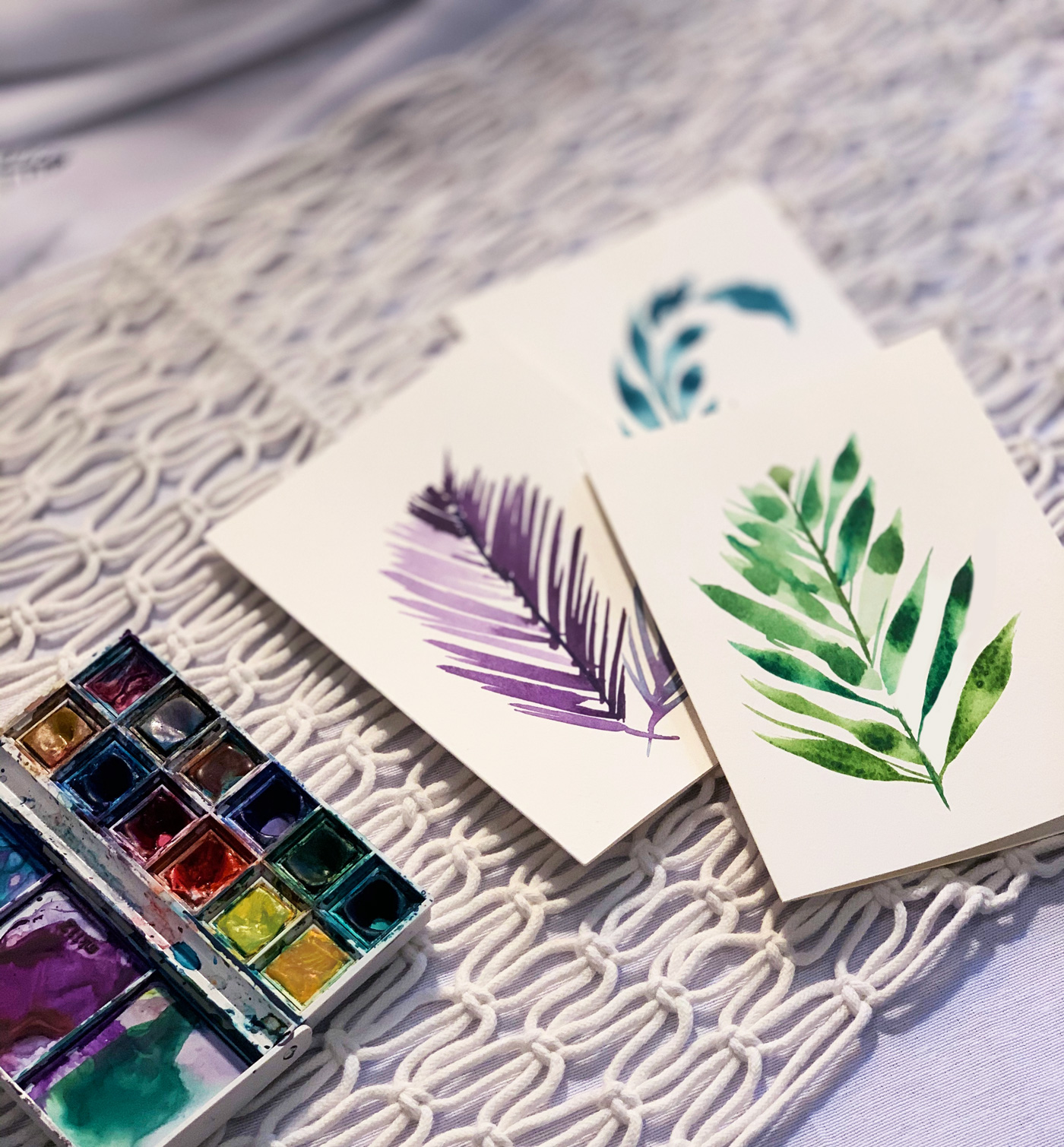 Watercolor Botanical Cards | SkillPop