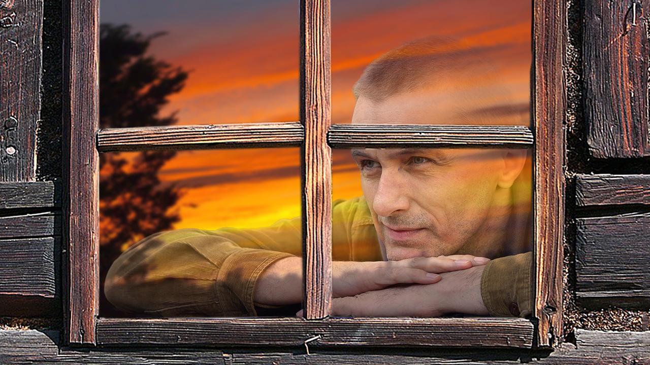 Window Reflection Drawing