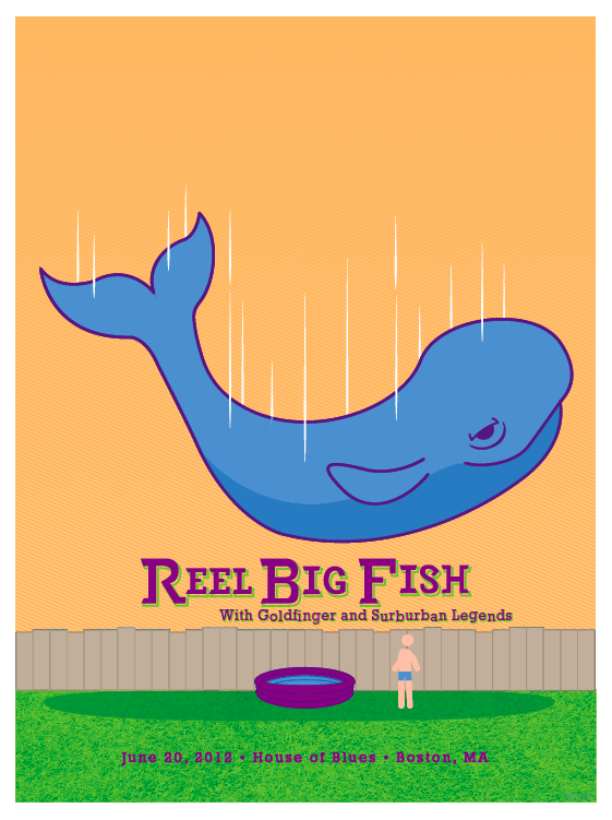 Reel Big Fish (Gig Poster) | Skillshare Student Project
