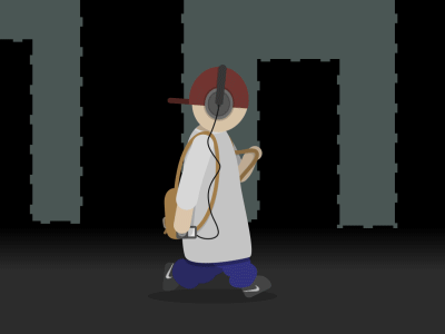 Rap Kid Walk Cycle | Skillshare Student Project