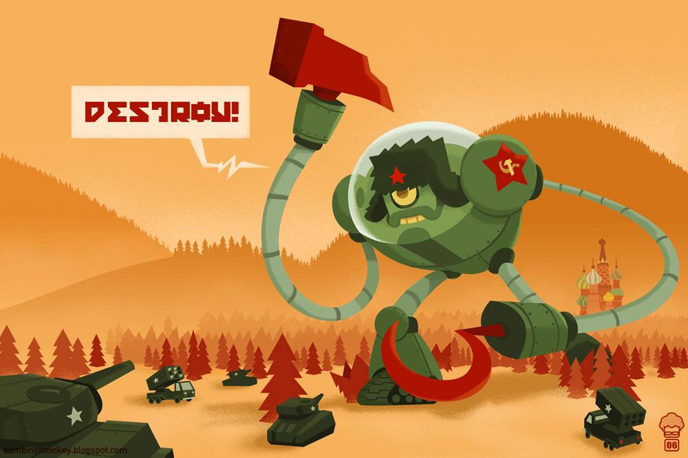 Soviet robot! | Skillshare Student Project