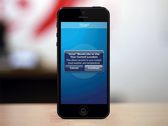 Interactive Temp App | Skillshare Student Project