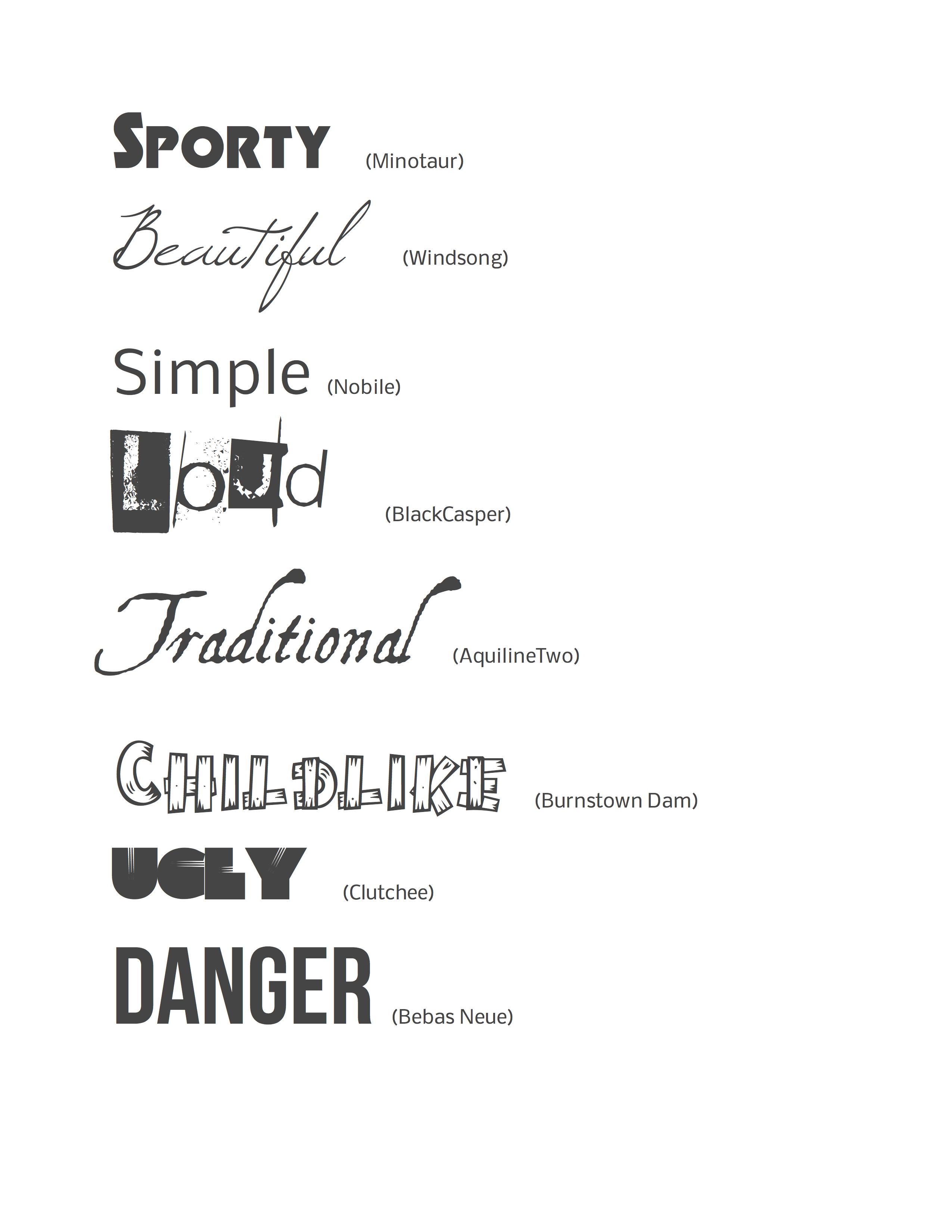 10 Fonts | Skillshare Student Project