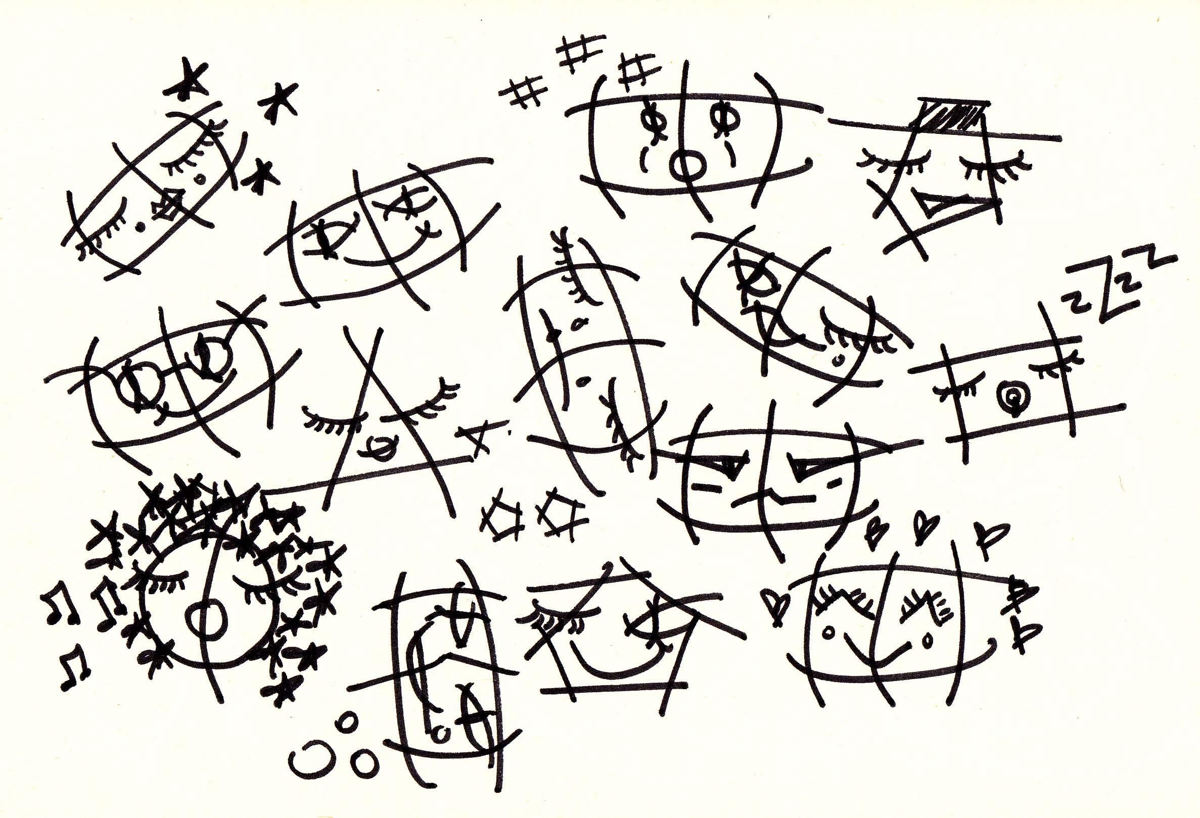 Doodle faces | Skillshare Student Project