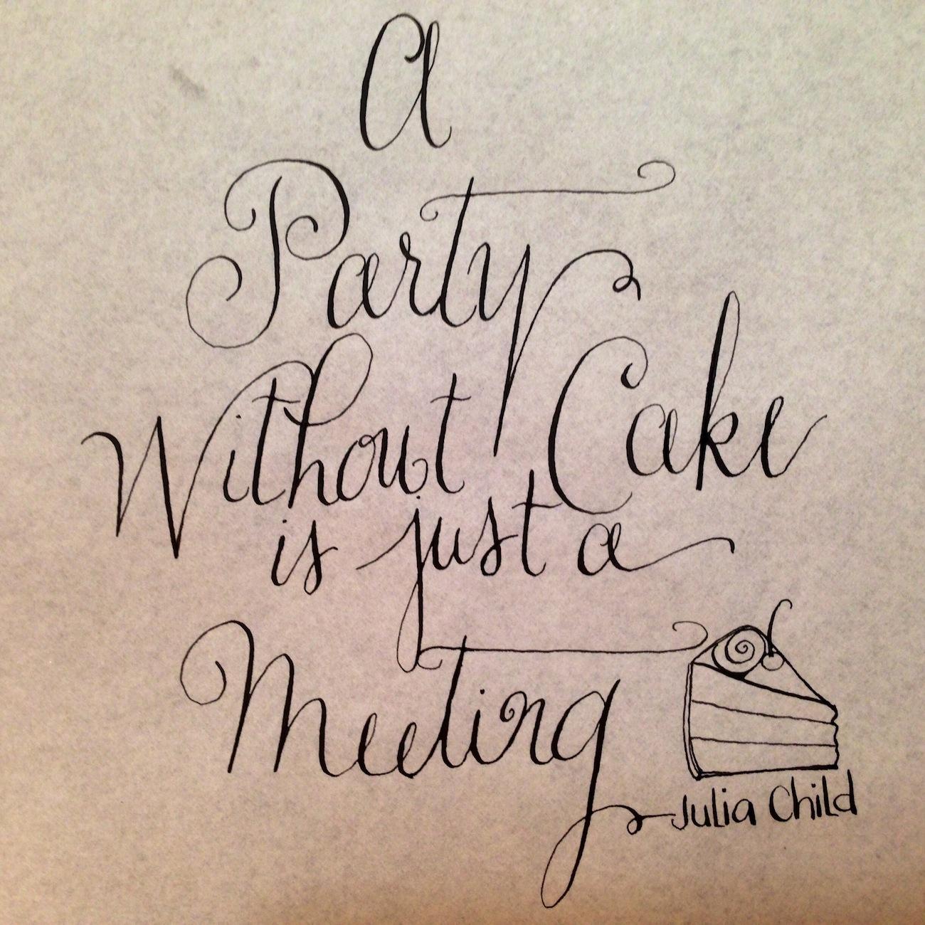 A party without cake... | Skillshare Student Project