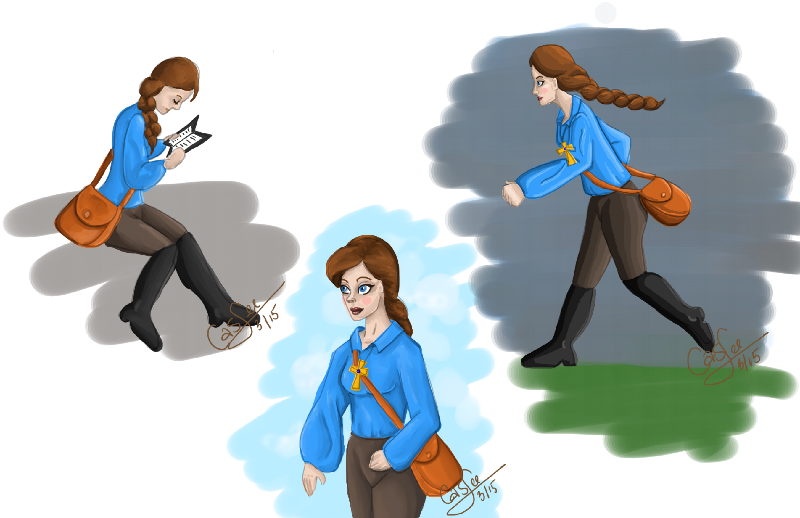 Stuck in a Book | Skillshare Student Project