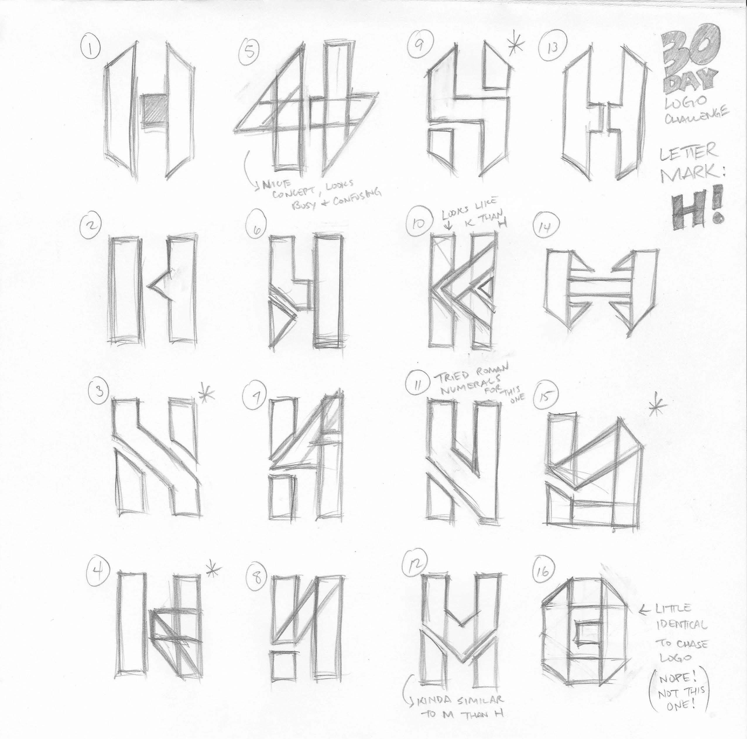 Letter H Logo | Skillshare Student Project