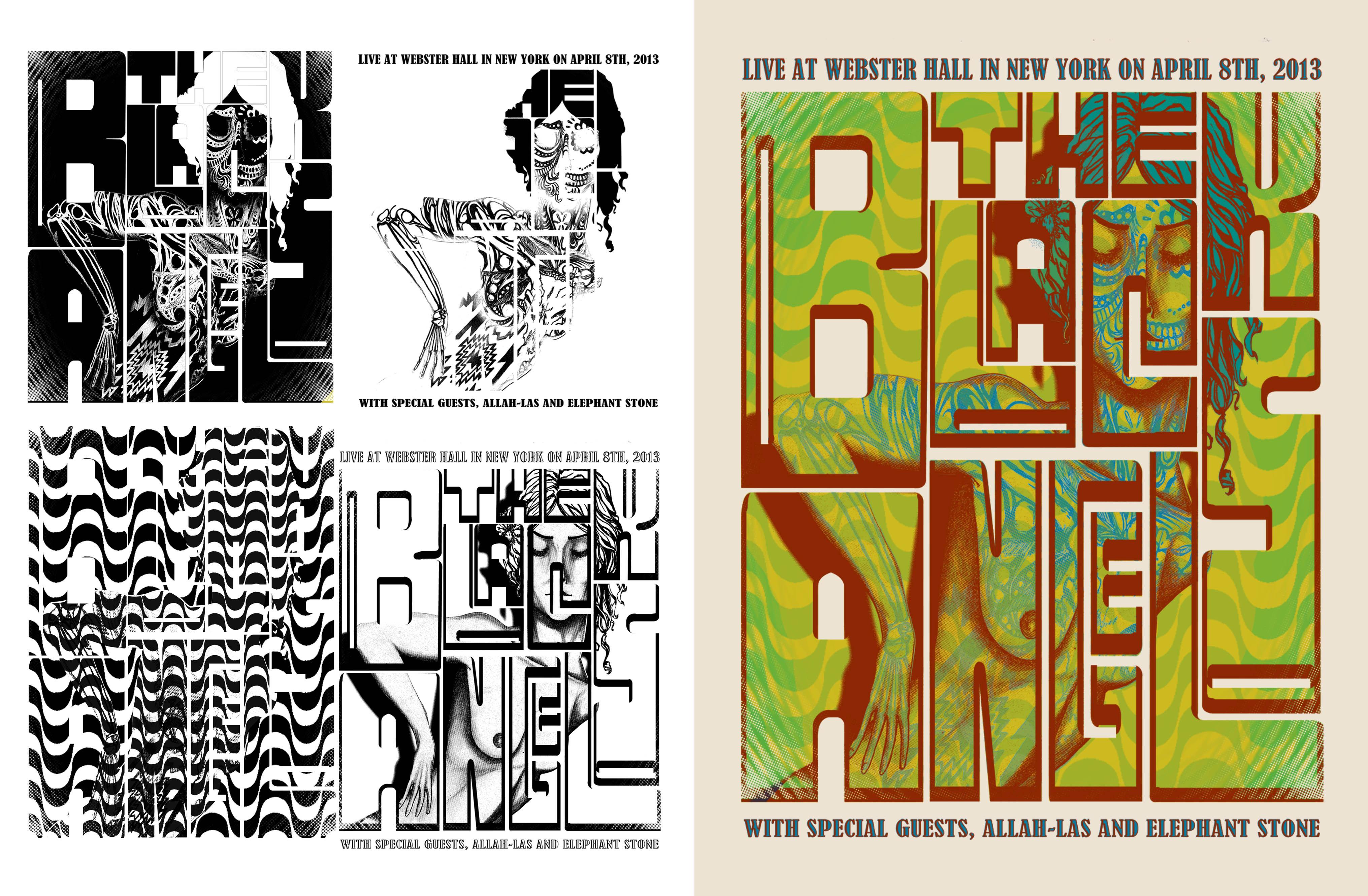 The Black Angels NYC Webster Hall Poster | Skillshare Student Project