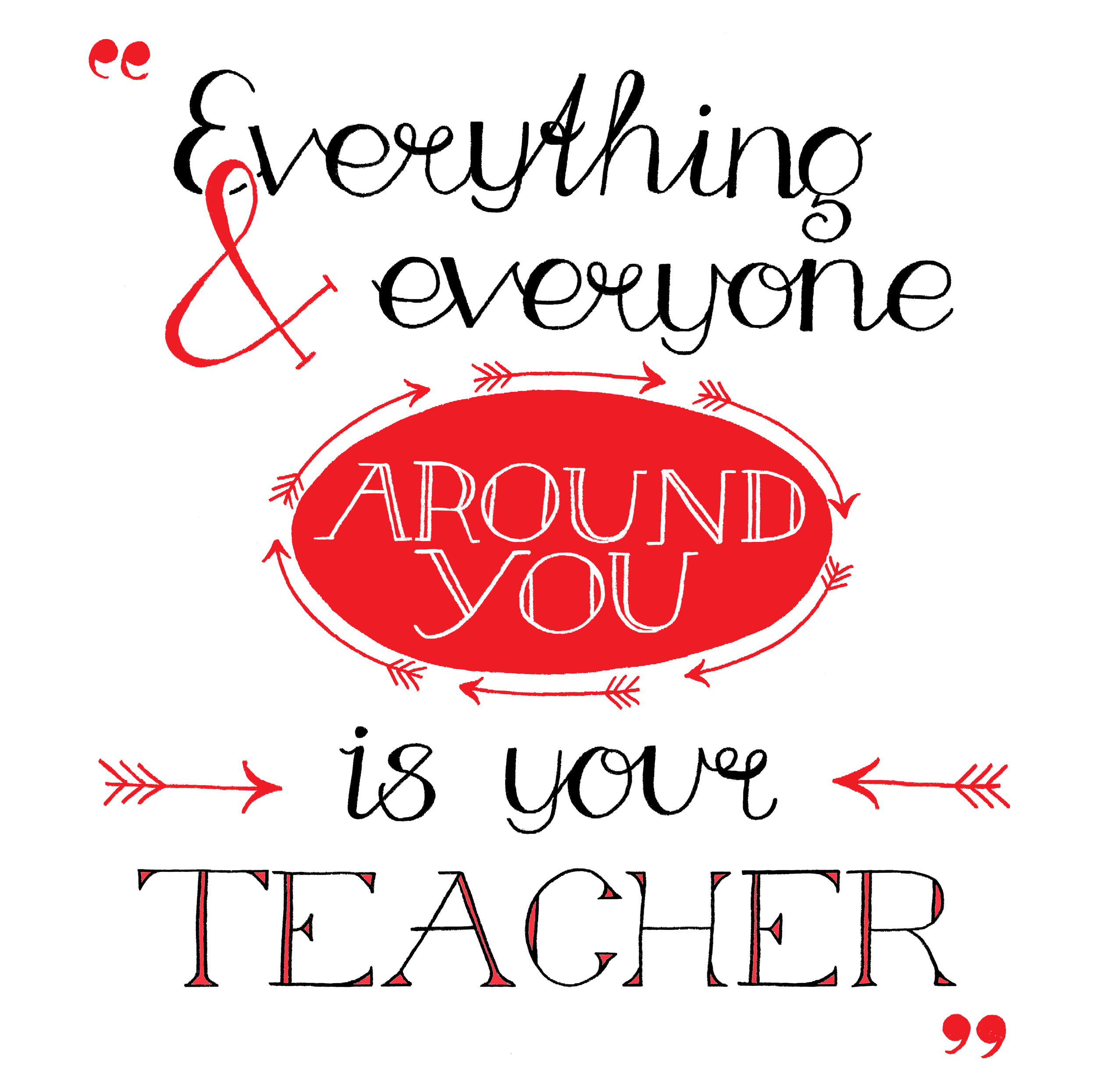 Everything & everyone around you is your teacher... | Skillshare ...