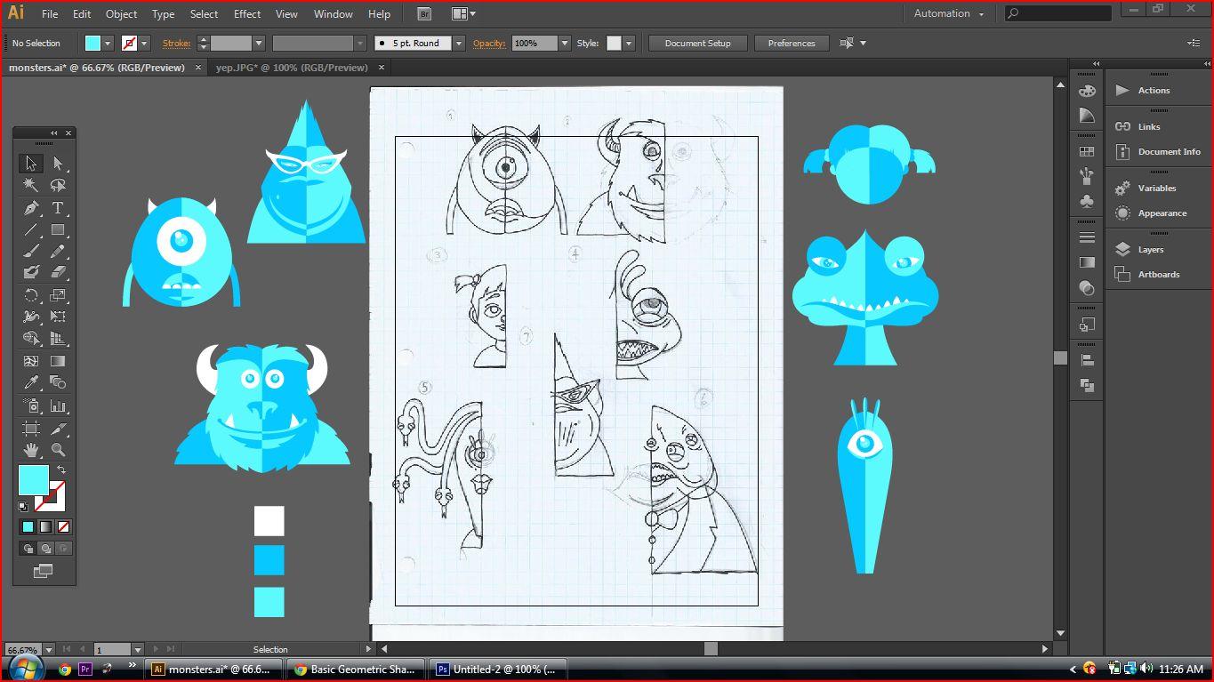Monster Inc. | Skillshare Student Project