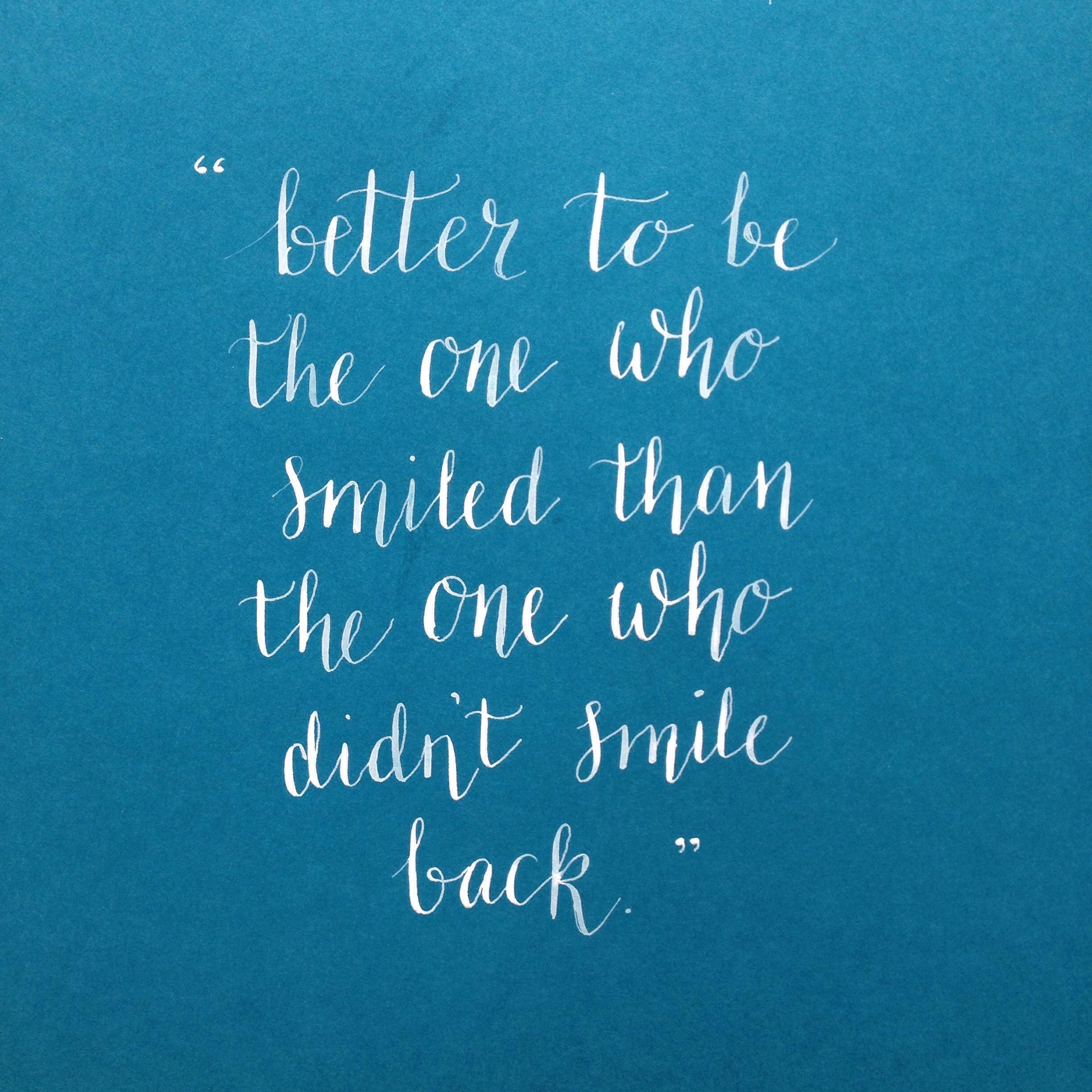 Modern calligraphy project | Skillshare Student Project