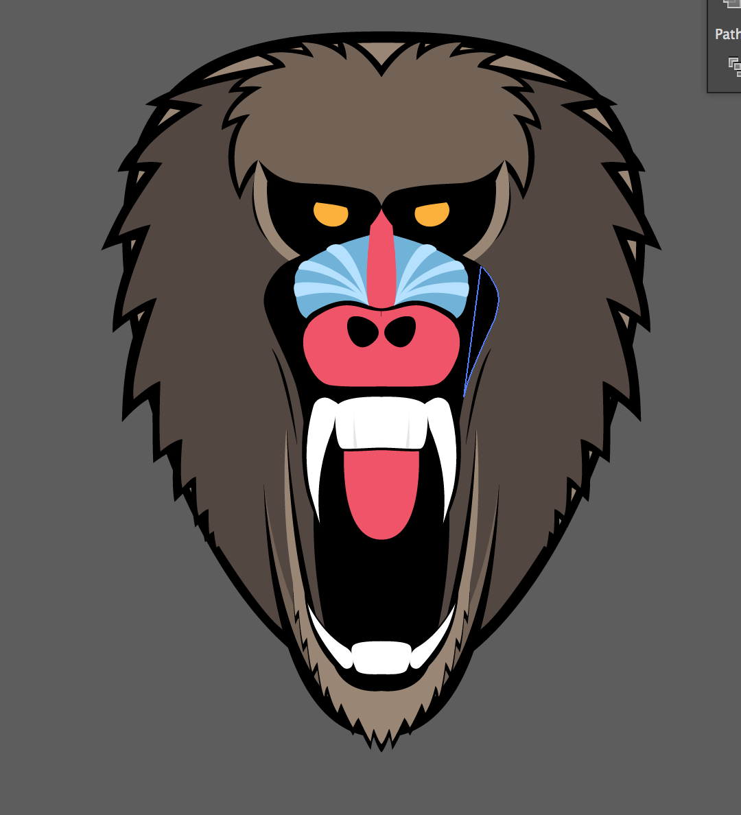 Mandrill Logo | Skillshare Student Project